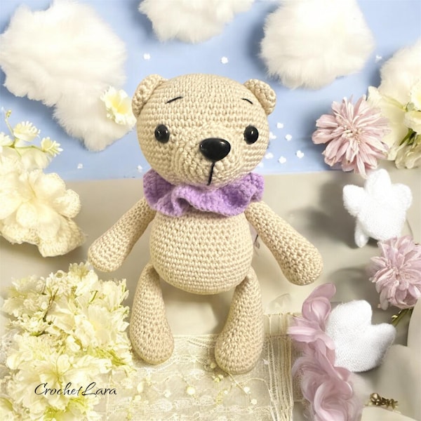 Crochet Pattern Bears Set 2in1, Crochet Teddy Bear Pattern, Bear Rattle ...