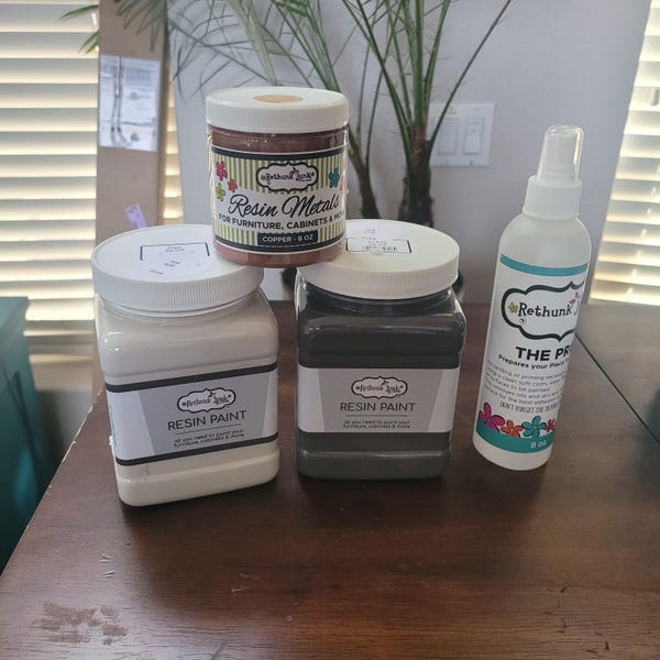 Rethunk Junk Paint 16 Oz - Premium Paint for Furniture, Crafts & Home ...