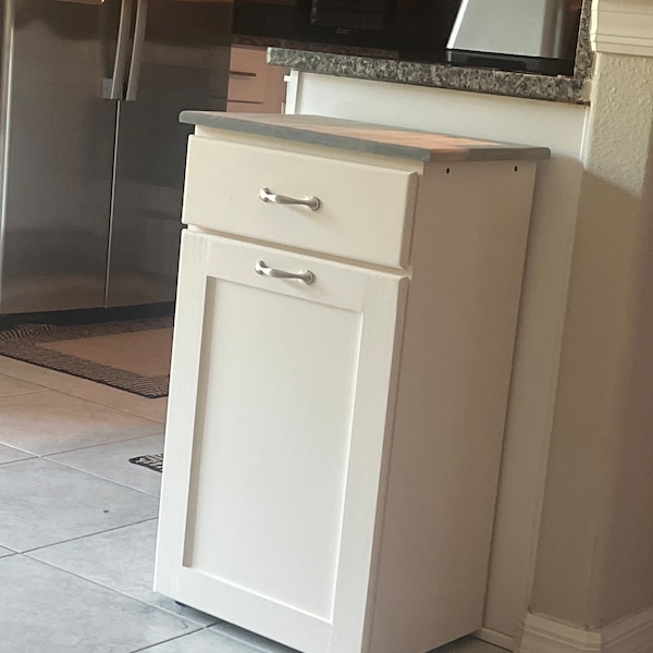Pull Out Trash Can Cabinet - Etsy