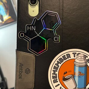 Dopamine and Serotonin Holographic Chemical Stickers - Etsy