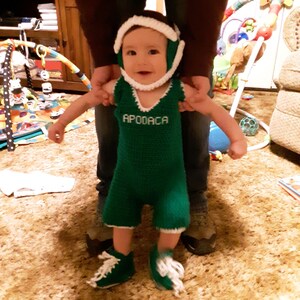 Baby Wrestling Costume With Choice of Logo Only in Front Xtra is ...