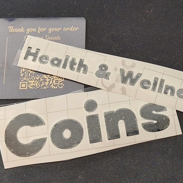 Reusable Coin Jar Bags With Vinyl Labels – 4 Sizes (small to X-large ...