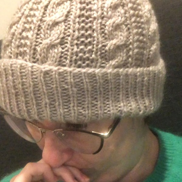 Willow Oak Toque | Knitting Pattern | Cables | Beginner - Etsy