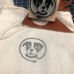 Custom Fabric Stamp of Your Logo or Image, Clothing Stamp Kit, Fabric ...