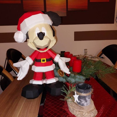 Mr and Mrs Claus/ Diy Craft/ Template PDF STUDIO SVG/ Low Poly ...