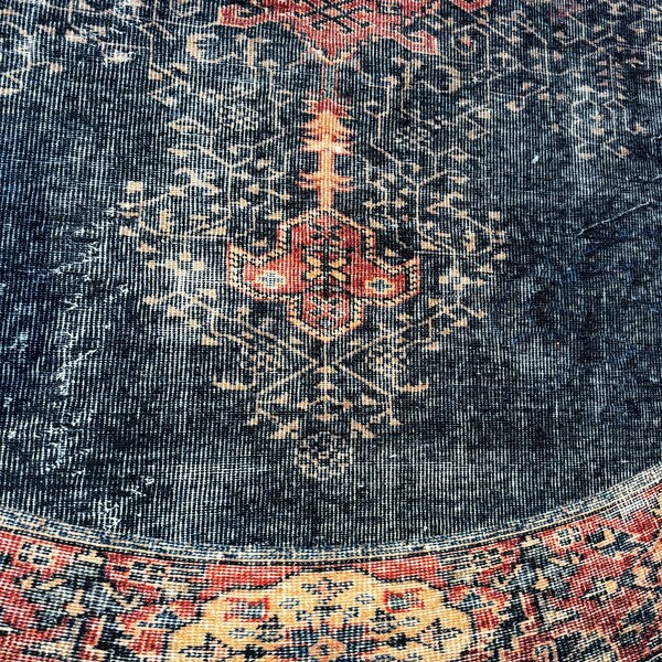 MARA Red-violet Vintage Area Rug, Dark Reddish Purple, Magenta, Wine ...