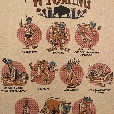 Famous Cryptids of New York 11 X 14 Print - Etsy