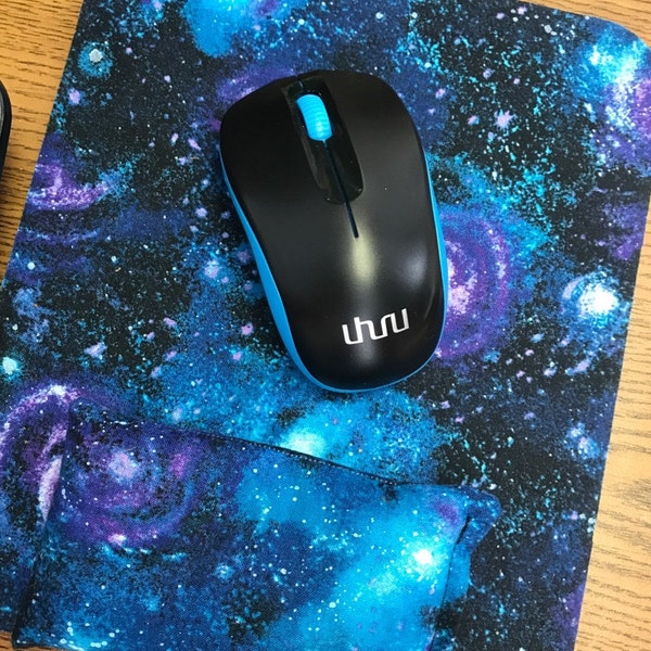 Space Mouse Pad Set - Mouse Wrist Rest And/or Keyboard Rest - Cosmic ...