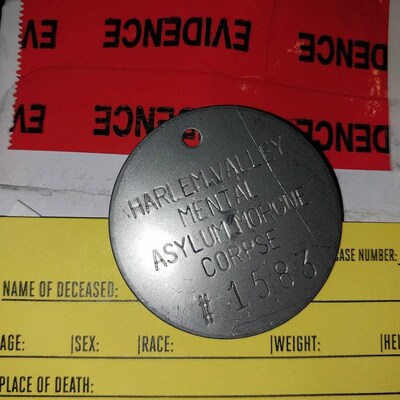 10 Blank Toe Tags / Mortuary Cards - Etsy