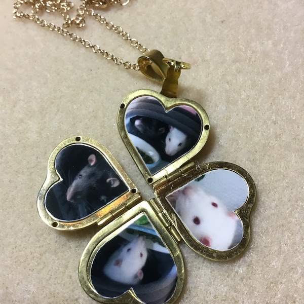 4 Photo Heart Locket,4 Photo Locket,family Locket,multi Photo Locket ...