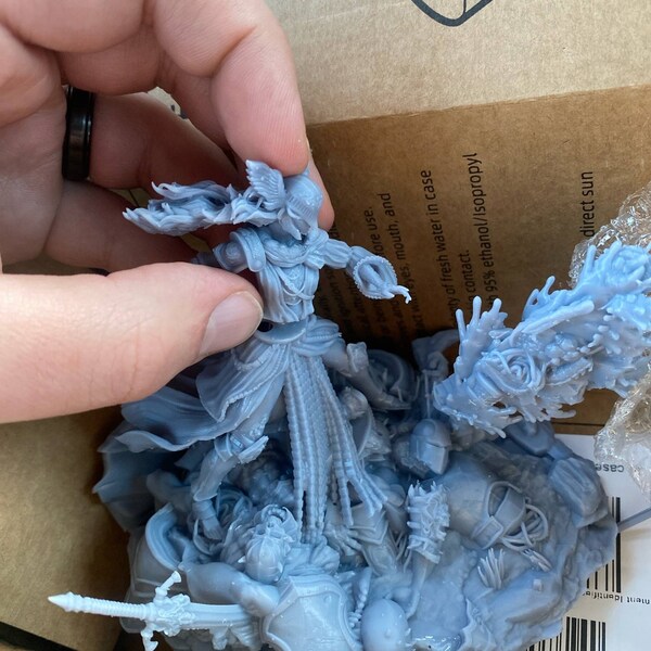 Custom Miniature Bloody Hell Demon King 3d Printed, Official Game Scale ...