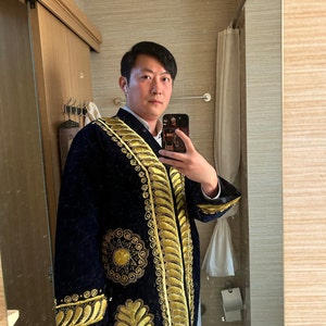 Antique Rare Handwoven Embroidered Cape Paranja Uzbek Chapan Handvoven ...