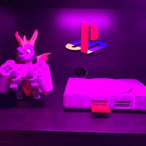 Sony Playstation Logo 7 Shelf Display Retro Video Games PS1 Logo - Etsy