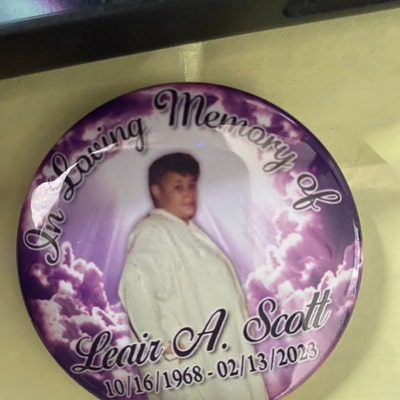 In Loving Memory of Rest in Peace 2 Inch Pin Back Buttons - Etsy