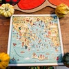 Illustrated Map, Mythical Beasts of Ancient Greece, Art Print - Etsy