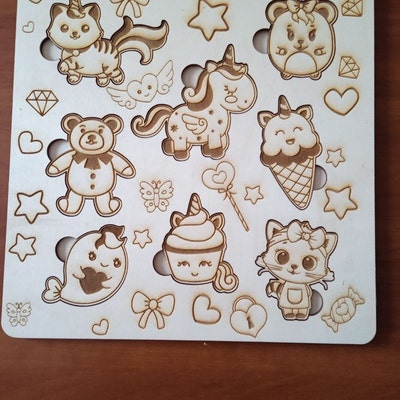 PUZZLE Laser Cut File Svg Dxf Kids Laser Svg Design & DIY Craft Kits ...