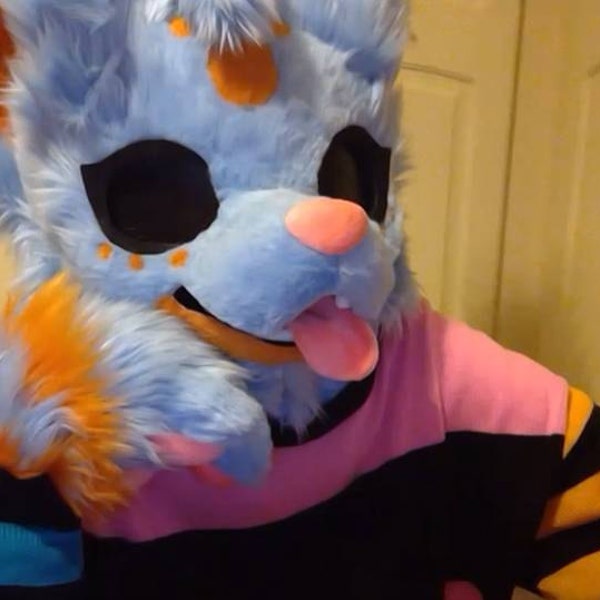 SOLD OUT! Adopt Noria | Mini Partial Fursuit Wolf – Ready to Ship ...