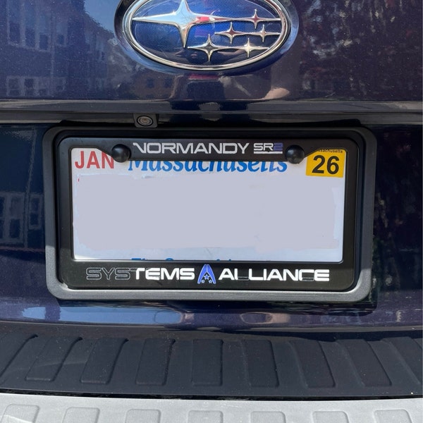 Black Mesa License Plate Frame, Gamer License Plate Holder, Game Car ...