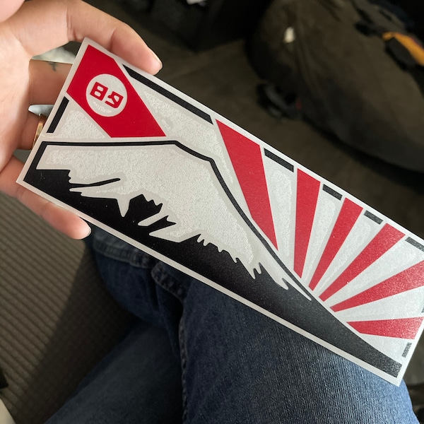 At Sundown, Mtfuji Defined Club Vinyl Sticker Die-cut Decal JDM Touge ...