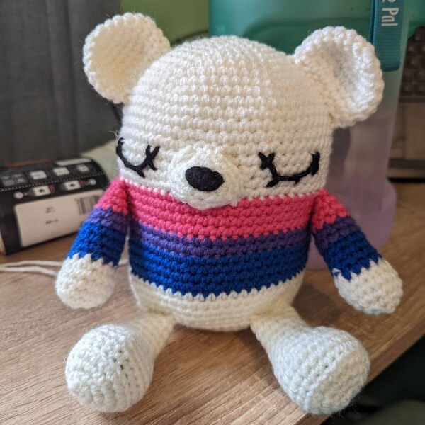 CROCHET PATTERN: Lgbtqtie Bears, DIY, Amigurumi, Pride Bear, Stuffed ...