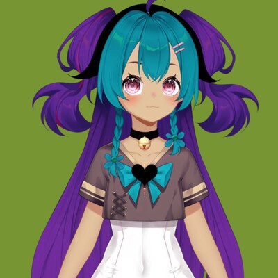 Vtuber Model for Commercial Use Full Body/fully Rigged Live2d Anime ...