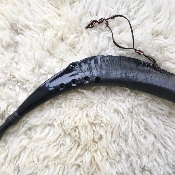 Bukkehorn an Ethnic Musical Instrument. Note; G#4. Original Handmade ...