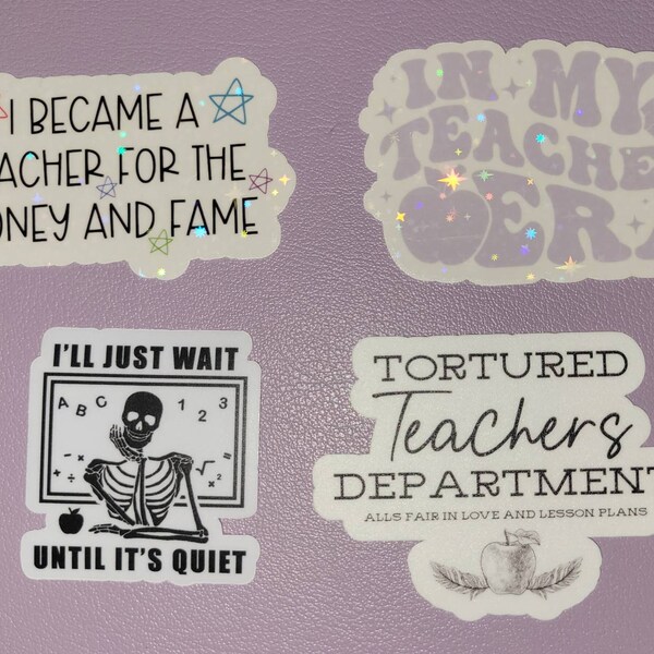 I'll Wait Till It's Quiet Sticker, Funny Teacher Sticker, Teacher Humor ...