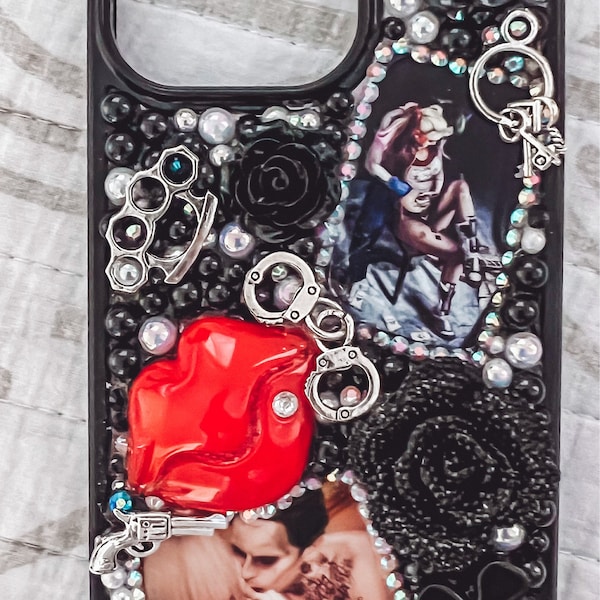 Ultimate Bling Leopard Make up Handmade MOST PHONES Case Cell Cover ...