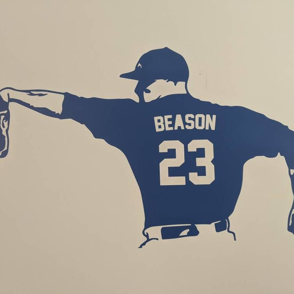 Baseball Pitcher Decal Choose Your NAME and NUMBERS Personalized Custom ...