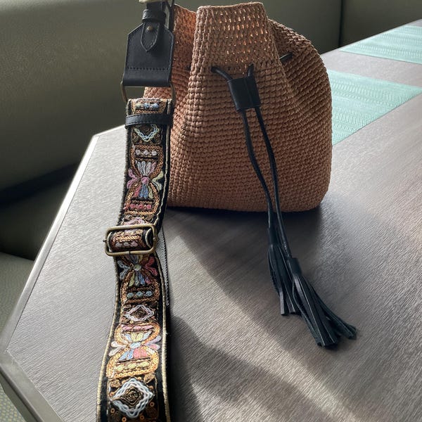 Paracord Leather Bag Strap | Strap Purse | Purse Strap | Handbag Strap ...