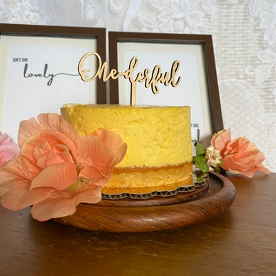 One-derful Cake Topper Birthday Cake Topper Birthday Cake First ...