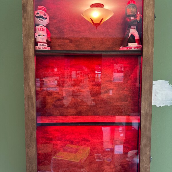 Shot Glass Display Case With Led, Shot Glass Display Shelf, Bar Display ...