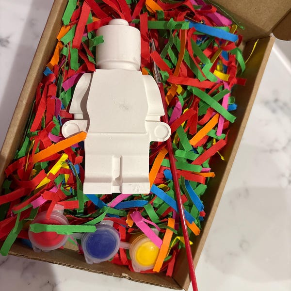 Paint Your Own Giant Brick Man Craft Kit. Paint Your Own Kit, Kids ...