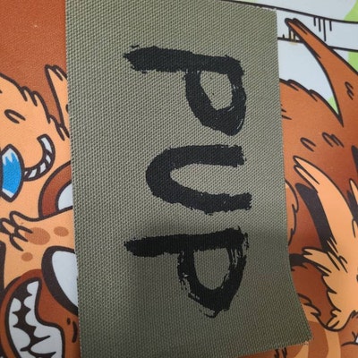 PUP Band DIY Punk Patch Canvas Patch - Etsy