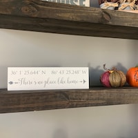 Personalized Wedding Gift GPS Sign Custom Coordinates Sign Wedding ...