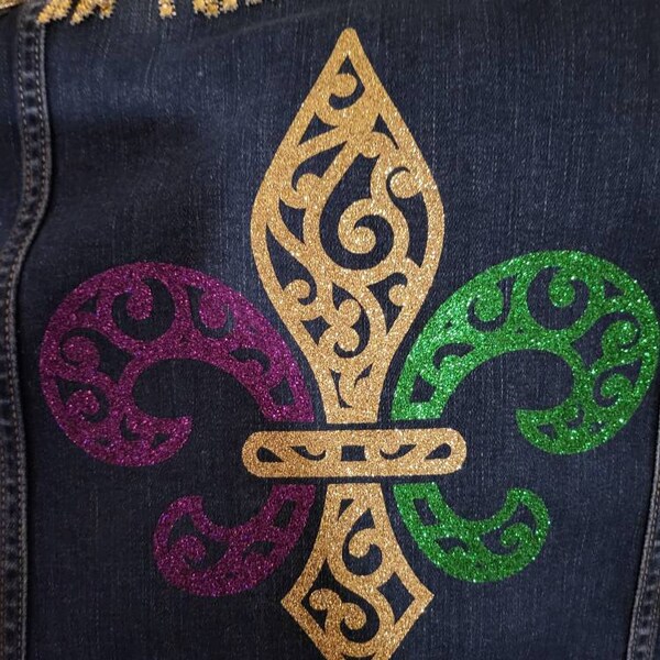 Scroll Fleur De Lis SVG Cut Files for Cricut Silhouette, Swirly ...