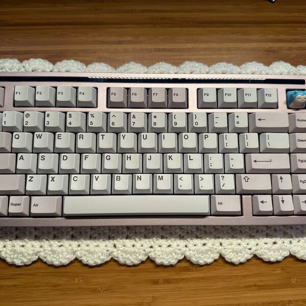 CUSTOM Crochet Handmade Keyboard Desk Mat - Etsy