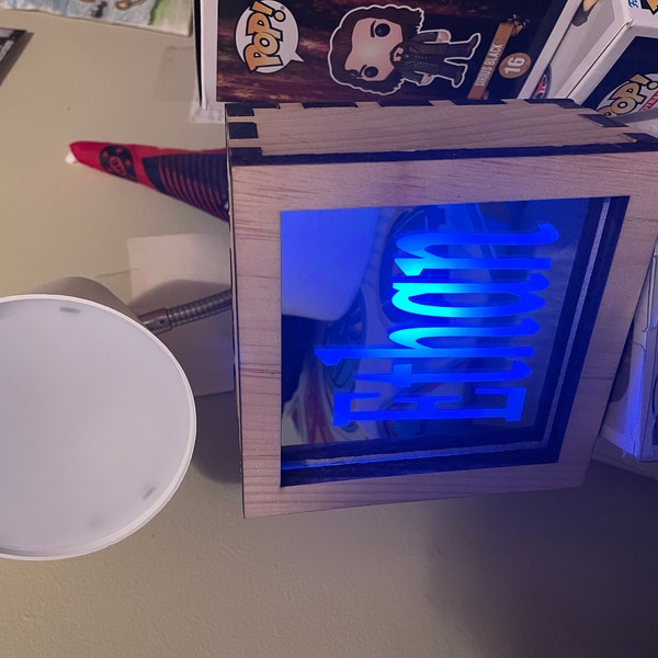 Marvel LED Light Box – Custom Superhero Comic Art Night Light – 90s ...