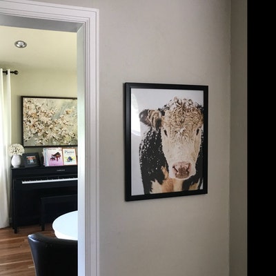 Hereford Cow Print Cow Art French Country Decor Farmhouse - Etsy