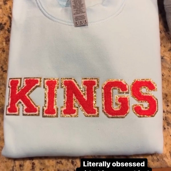 Custom Shirt With Chenille Letter Personalized Sweatshirt Varsity Style ...