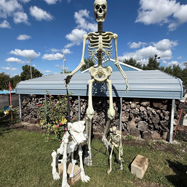 UPGRADED 12ft Skeleton Replacement Bracket for Home Depot Skelly Elbow ...