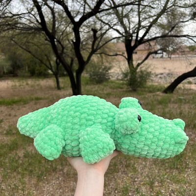 Newt the Alligator Crochet Pattern PDF Download - Etsy