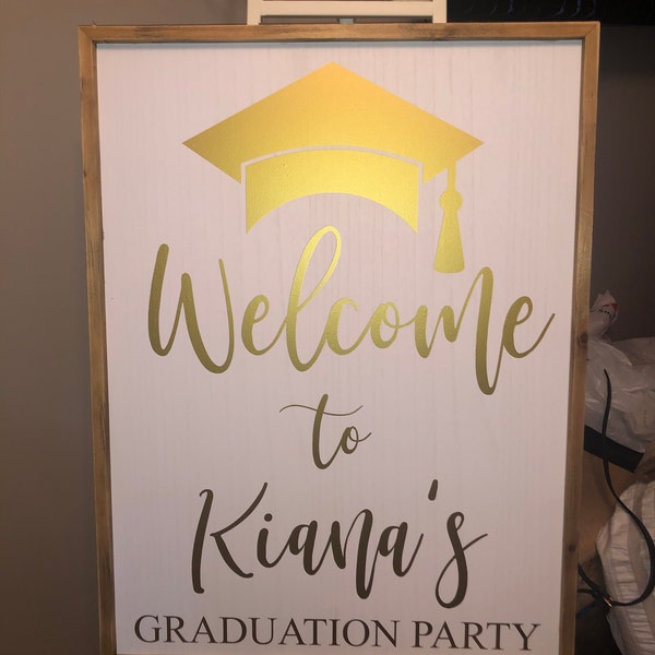 Graduation Party Decal for Sign Graduation Decal for Mirror or ...