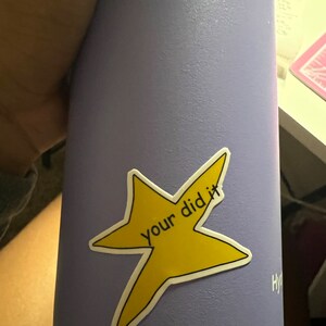 Your Did It Star Funny Meme Sticker for Laptop, Bottle, Hydroflask ...