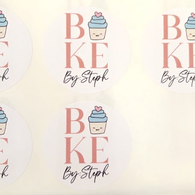 Custom Baking Labels, Personalized Baking Stickers, Seals for Homemade ...