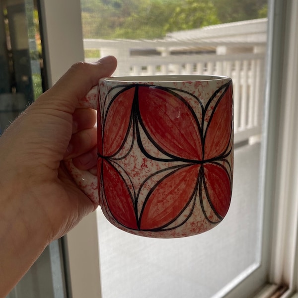 Hawaii Handcrafted Ceramic Tapa Design Jewelry Box Heart Shaped for ...