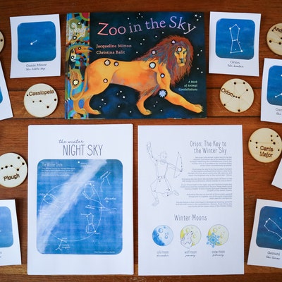 Winter Night Sky Mini Nature Pack Homeschool Printable Charlotte Mason ...