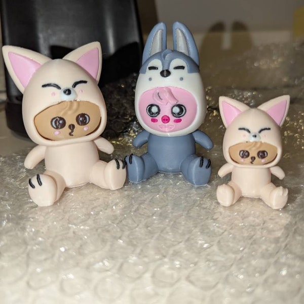 Stray Kids 3D Print Figures, Japan Toy World Fanmeeting, Stray Kids Merch,3d Collectible, Skzoo ...