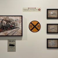 Train Tickets Sign, Personalized Station 5 Cents Sign, Custom Family ...