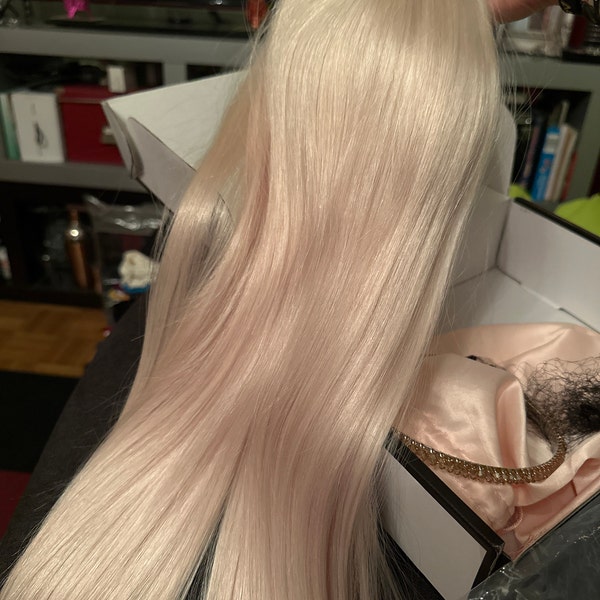 Invisible Silk Base Human Hair Topper Hair Piece Hand Tied Topper for ...